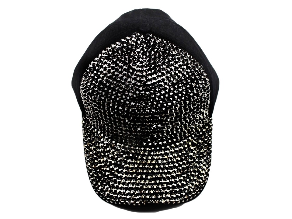 Bling Hat Studded Cap Rhinestones Full Front Party Ballcap Unisex Hat ...