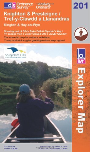 Knighton and Presteigne Tref-y-clawdd a ... by Ordnance Survey Sheet ...