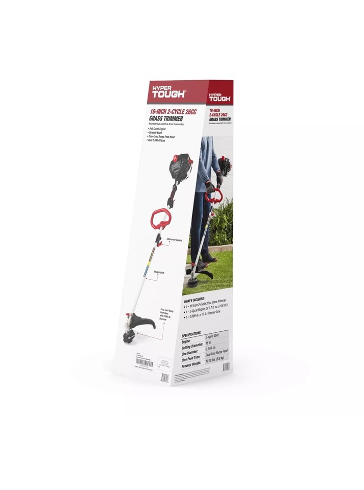 Hyper Tough 2 Cycle 26cc 18" Straight Shaft Trimmer | eBay