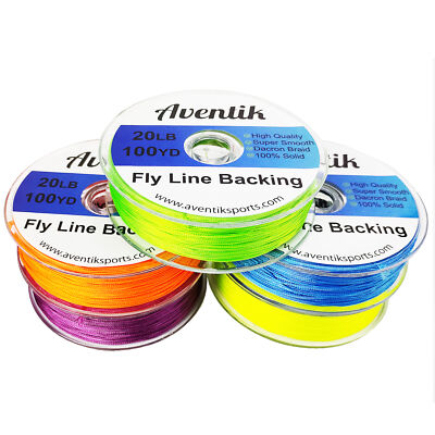 Aventik Dacron Braided Fly Line Backing for Fly Fishing Trout Fishing ...