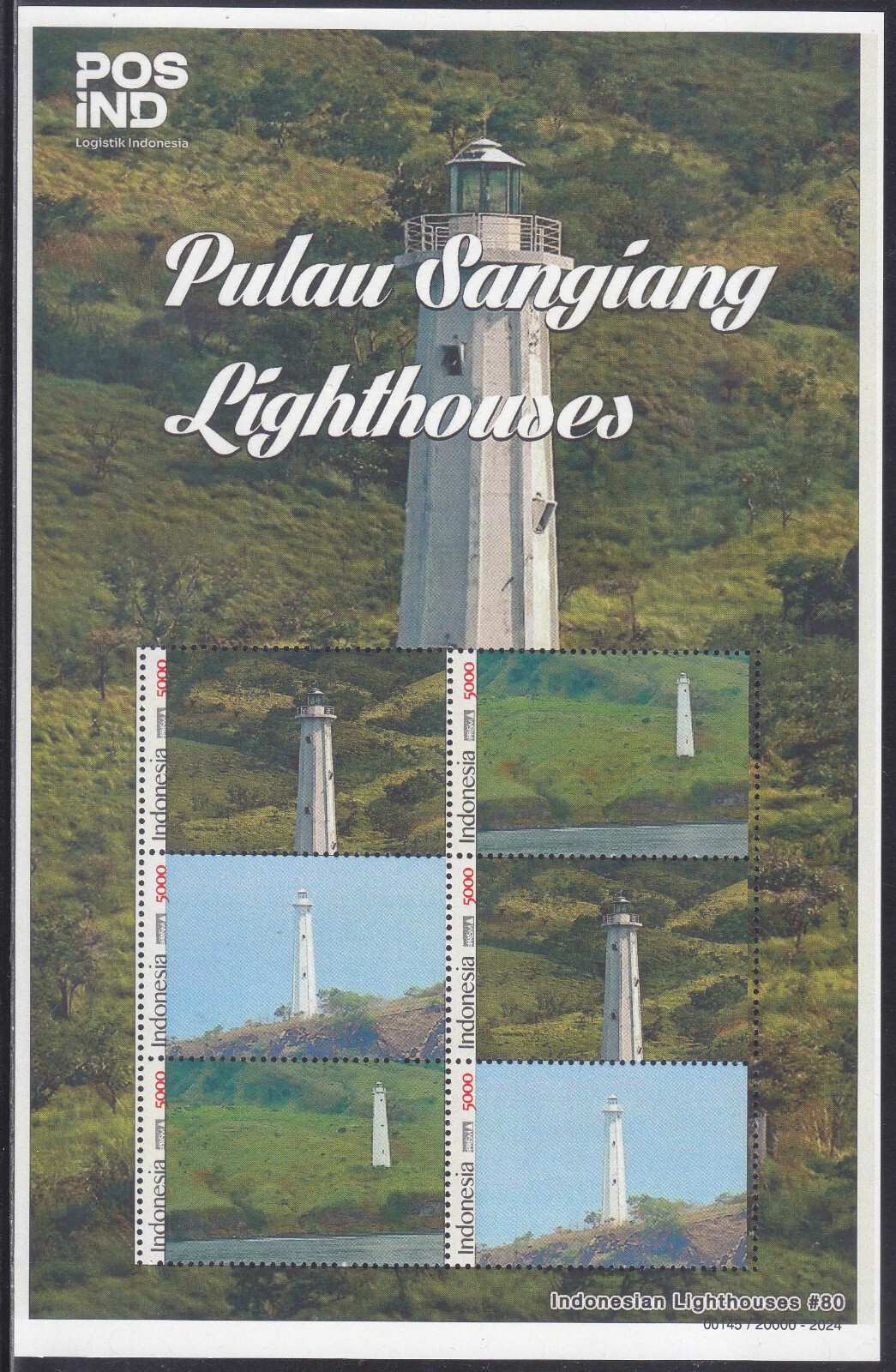 Indonesia - Indonesie Special Issue 2024 Lighthouse Pulau Sangiang (MS ...