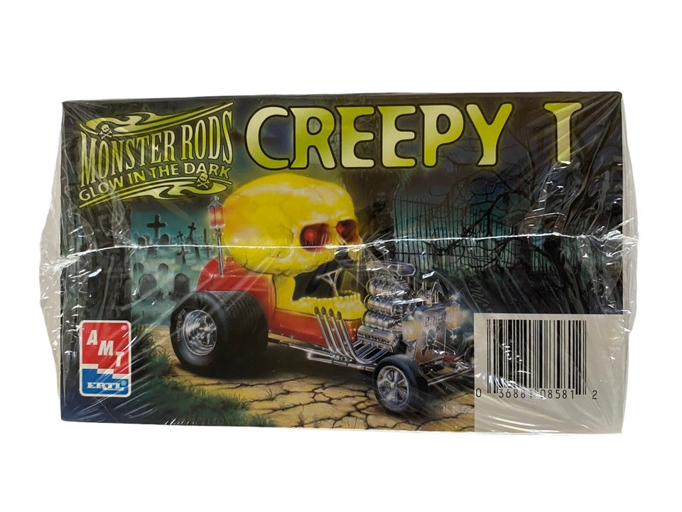 AMT/Ertl Monster Rods Glow in the Dark Creepy T Vintage 1996 1:25 Model ...