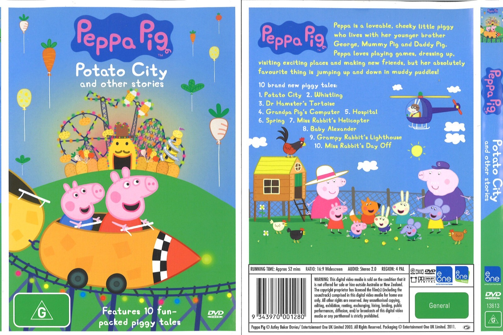 Peppa Pig-Potato City (DVD, 2010) for sale online | eBay Australia