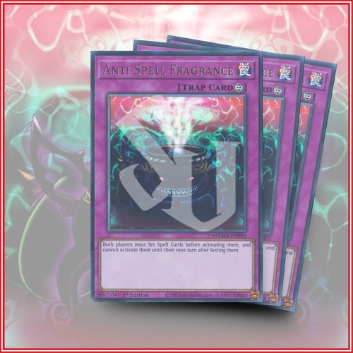 YuGiOh ANTI-SPELL FRAGRANCE x3 | POWERFUL RARE CARD ️ 1ST EDITION 💎 | eBay