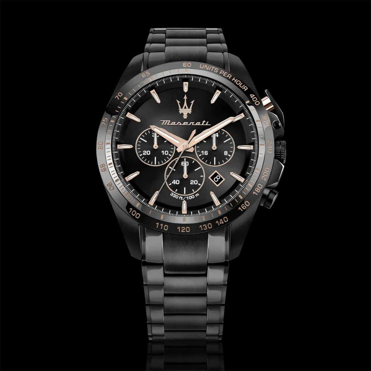 Maserati Quartz Watch Line Traguardo Chrono Black Dial R8873612048 | eBay