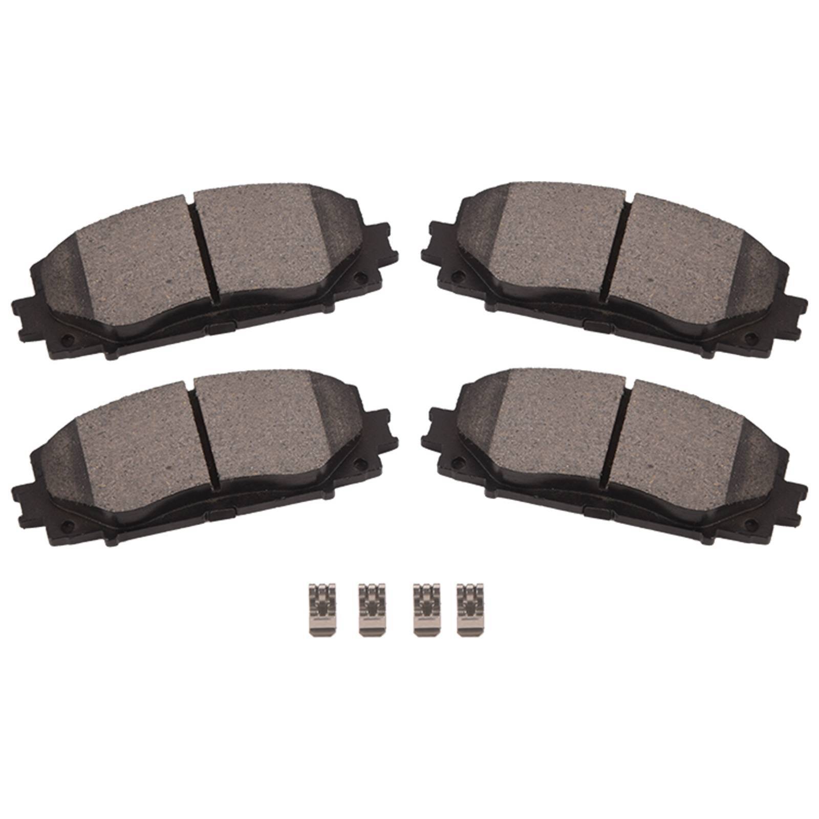 Front Ceramic Brake Pad Kit for Toyota Yaris Prius C Lexus CT200h 2013 ...