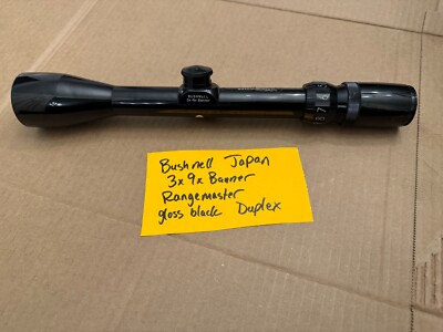 Vintage Bushnell Banner 3-9X40 Rangemaster Duplex Rifle Scope 1 inch ...