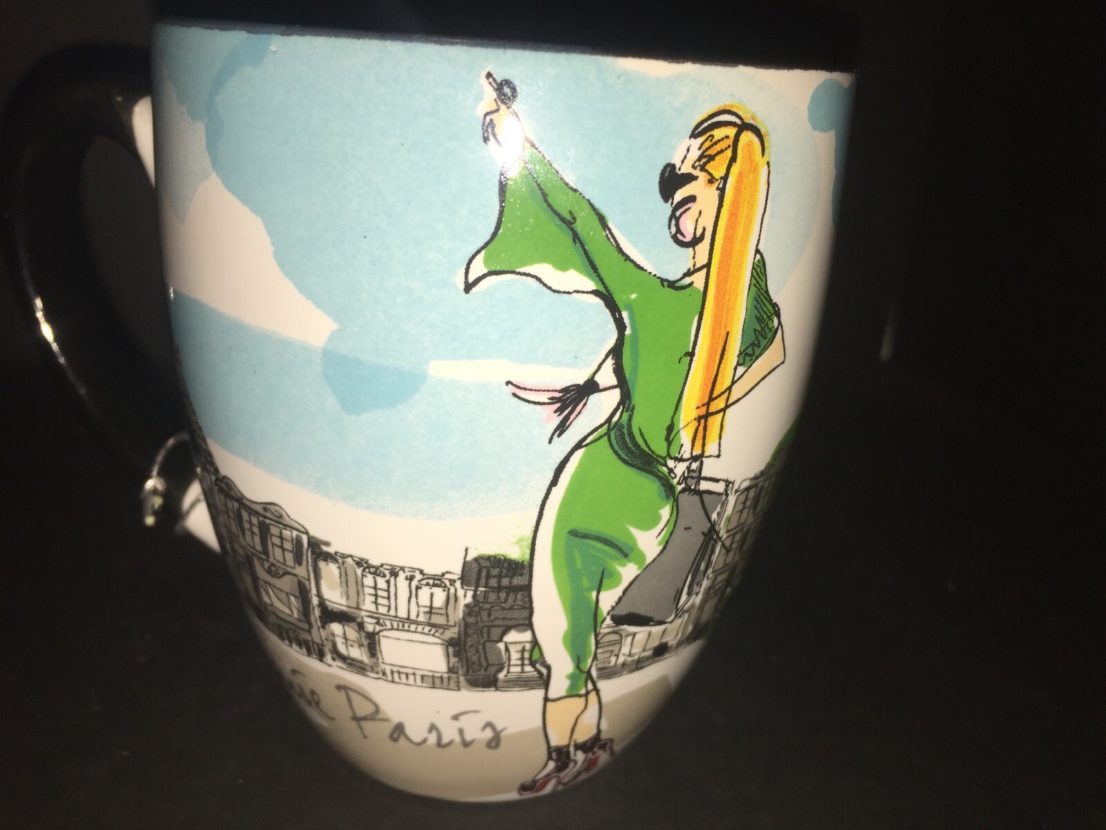 Spectrum Designz Handmade Coffee Mug 16 oz "J’amie Paris” City Scape ...