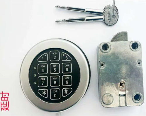 1set Safe Electronic Lock Solenoid Lock & 2 Master Key Override W ...