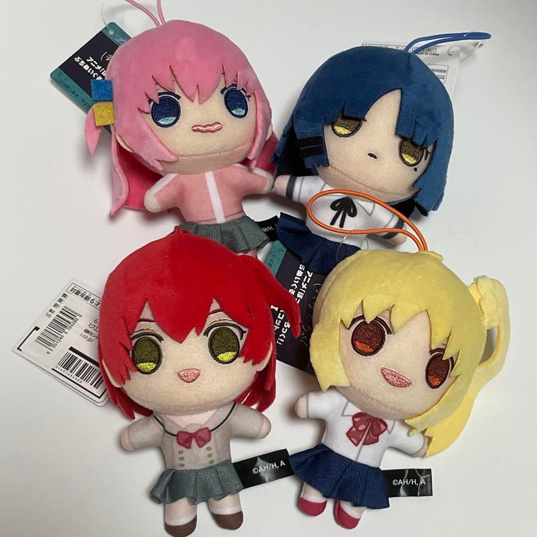 Bocchi the Rock Puchinui Plush Doll Mascot vol.2 Set of 4 Taito Japan ...