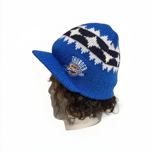 NBA Oklahoma City Thunder Acrylic Beanie One Size EUC | eBay