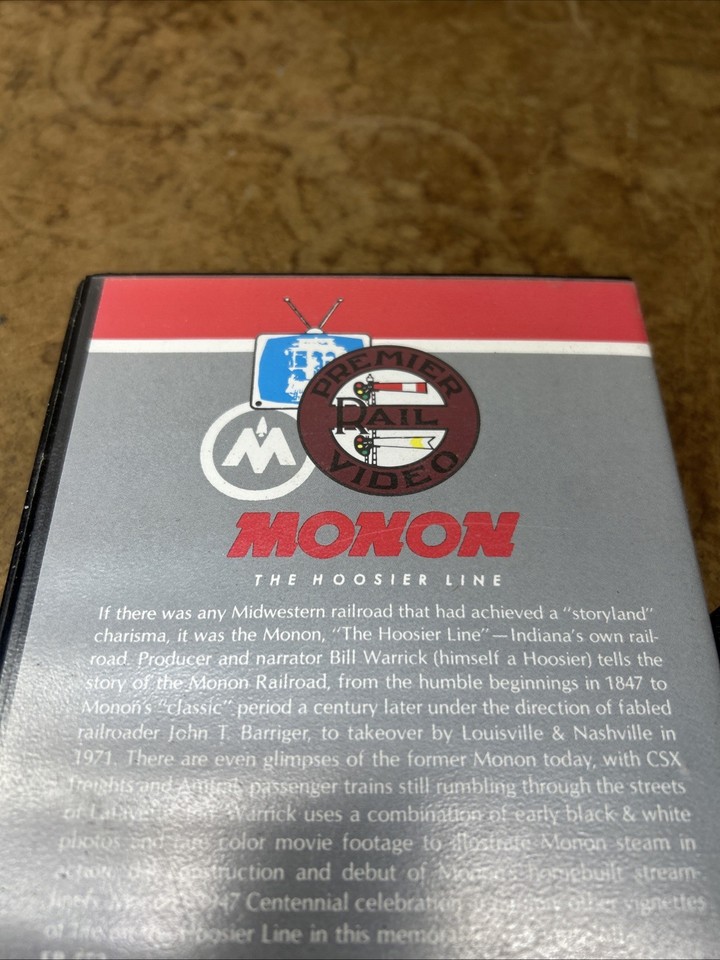 Interurban Videos Monon She’s A Hoosier Line 1990 Trains VHS Vintage Rare | eBay