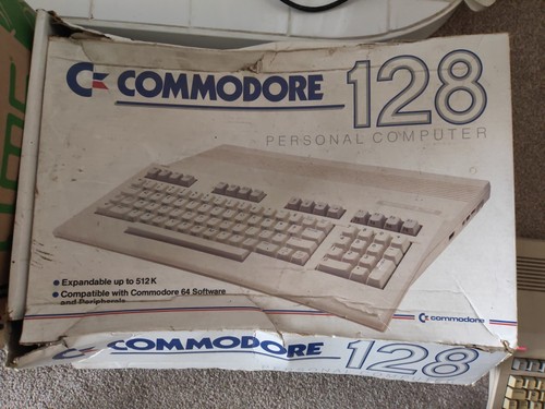 Commodore 128 Personal Computer with Box - Vintage Retro Gaming ...