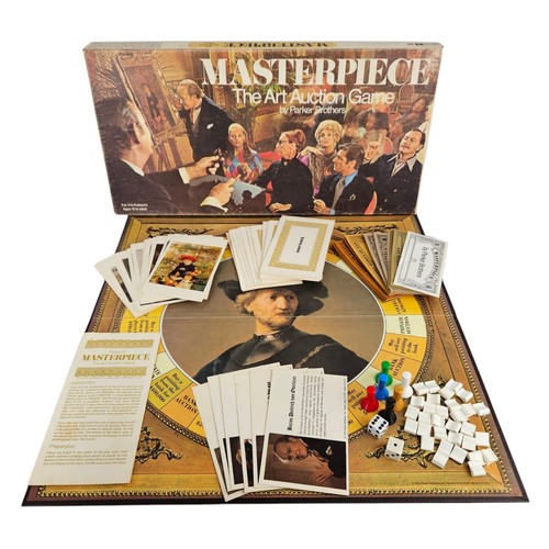 Vintage 1970 Masterpiece Board Game The Art Auction Game Parker ...