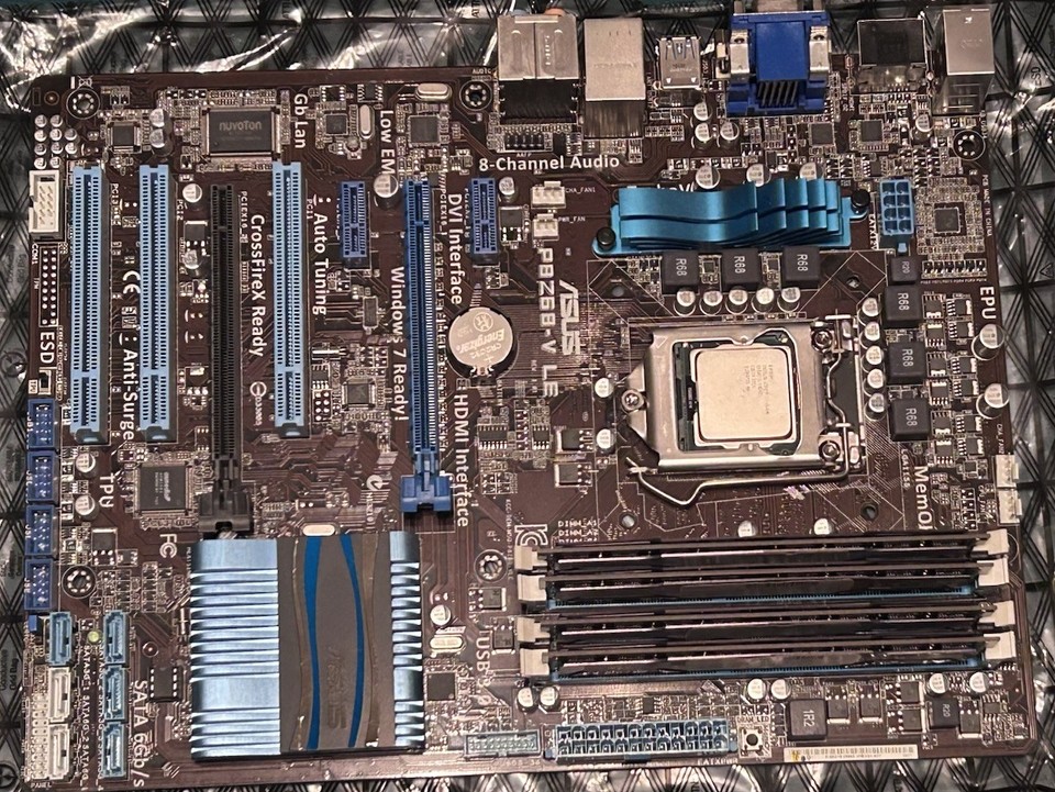 i7 CPU Motherboard Combo Intel i7-2600K 3.40 GHz ASUS P8Z68-V ...