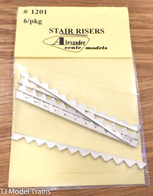 Alexander Scale HO #1201 Stair Risers / Light Cast Metal | eBay