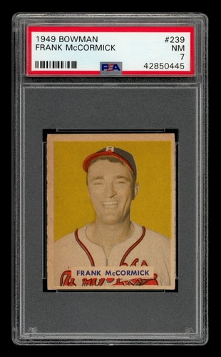 1949 Bowman Set-Break #239 Frank Mccormick PSA 7 NM | eBay