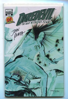 DAREDEVIL #500 - VARIANT - DYMANIC FORCES SIGNED JOHN ROMITA - SEALED ...