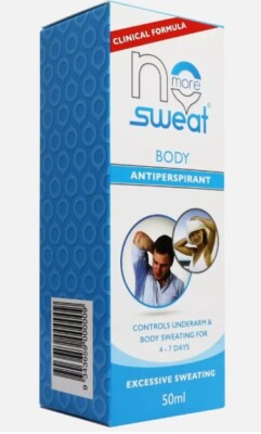 No More Sweat Body Antiperspirant Spray 50mL Excessive Sweating | eBay ...