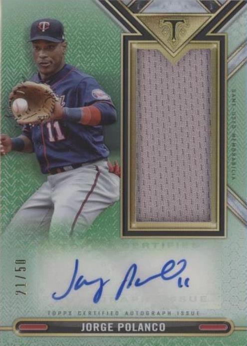 2021 Topps Triple Threads - Autographed Single Jumbo Relics Jorge ...