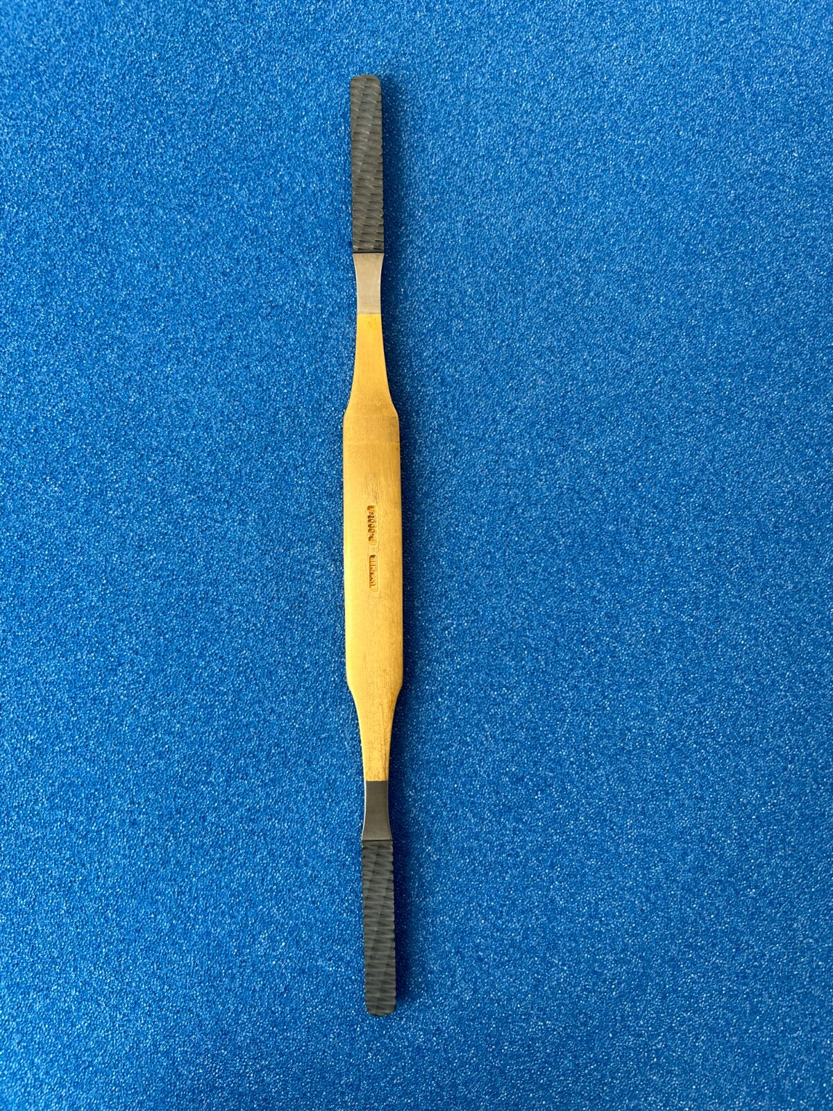 Karl Storz P-1000-6 Gold Double Ended Rasp #5, #6, 8-1/2" GERMANY ENT ...