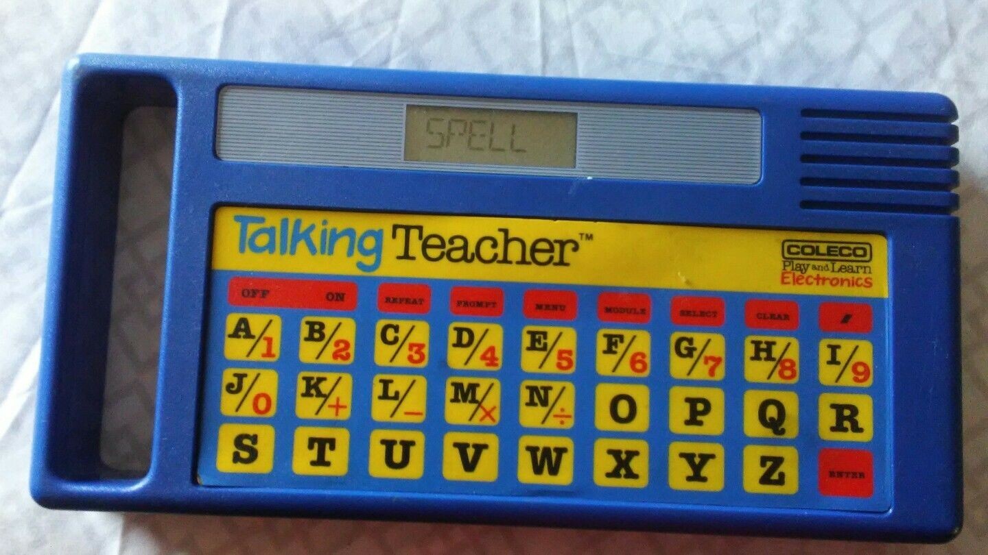 Vintage 1985 Coleco Play and Learn Electronics Talking Teacher with ...