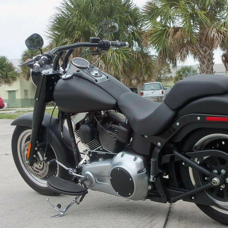 8" Rise Pullback T-Bars Handlebar For Harley Touring Dyna Softail ...