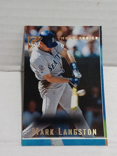 Miscut misnamed 1996 Topps Gallery The Classics Jay Buhner / Mark ...