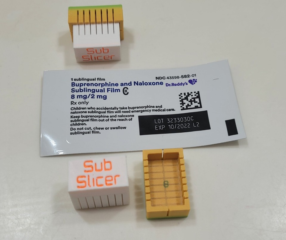 SubSlicer Set of 2 Suboxone Cutter 8/2mg Strips Exact Dose Tapering W ...