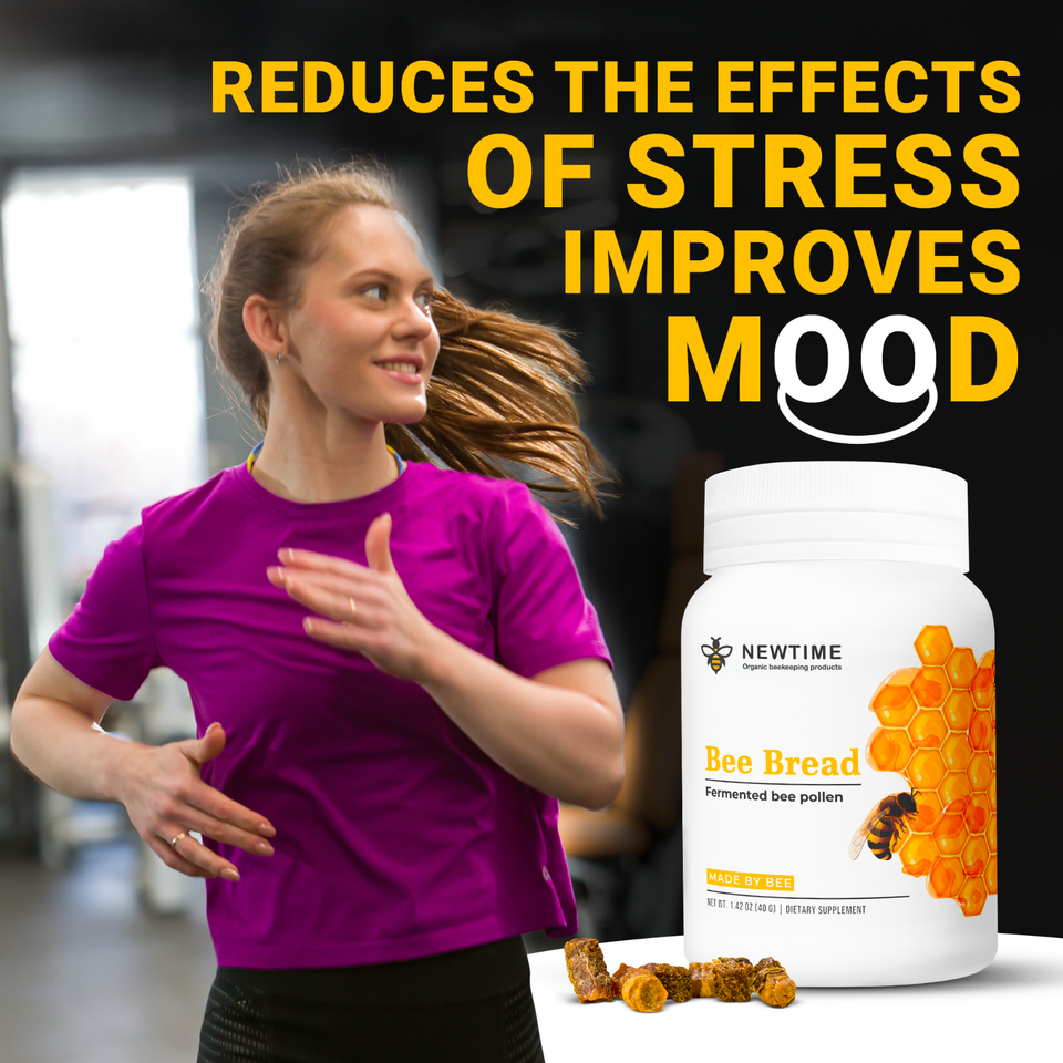 Bee Bread Pastilles Perga Pure Fermented Pollen Organic Supplement 1 ...