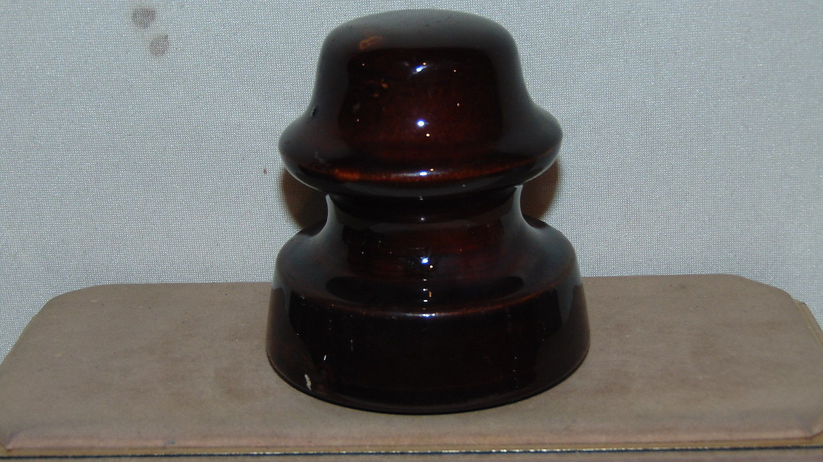 VINTAGE BROWN CERAMIC INSULATOR MARKED LOCKE 44 USA | eBay UK