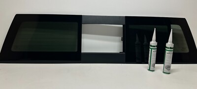 2019-2024 GMC Sierra 1500 Back Glass MANUAL Sliding Window Heated ...