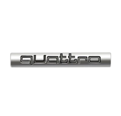 Scritta Logo Stemma, AUDI quattro. | eBay