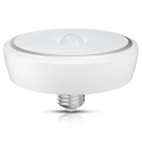 Motion Sensor Led Ceiling Light Bulbs E26 Medium Base 15w Pir Ufo ...