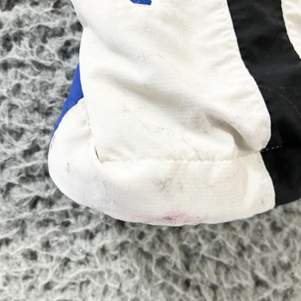 FootJoy Golf Pullover Jacket Mens Large White Blue Black Half Zip ...