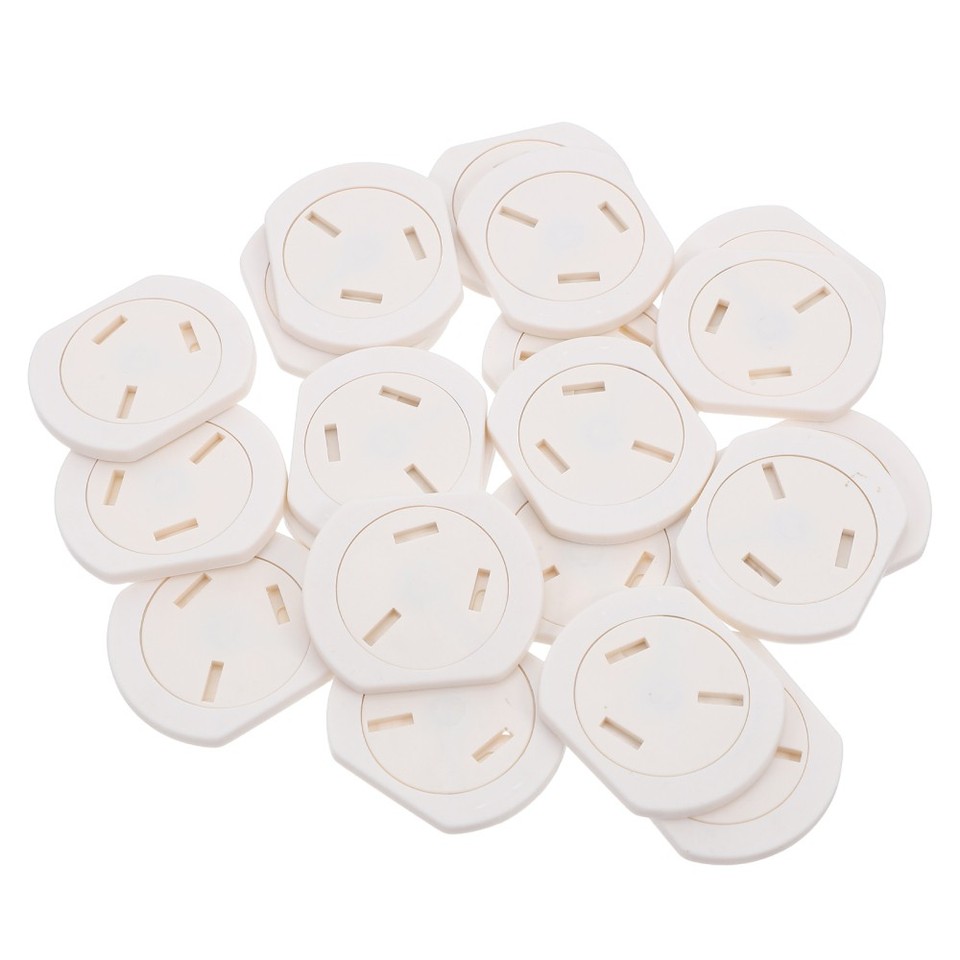 20 Pcs Outlet Socket Covers Childproof Electrical Plug Safety ...