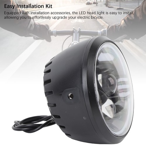 Electric Bike Head Light High Brightness Electric Bike LED Front ...