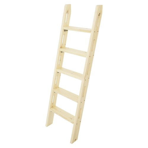 5 Steps Solid Wood Bunk Bed Ladder Bunkhouse Motorhome Ladder Long ...