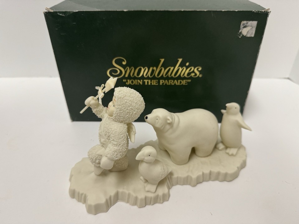 LOT OF 10 Snowbabies By Dept 56 LARGE & SMALL + BOXES RETIRED **See ...