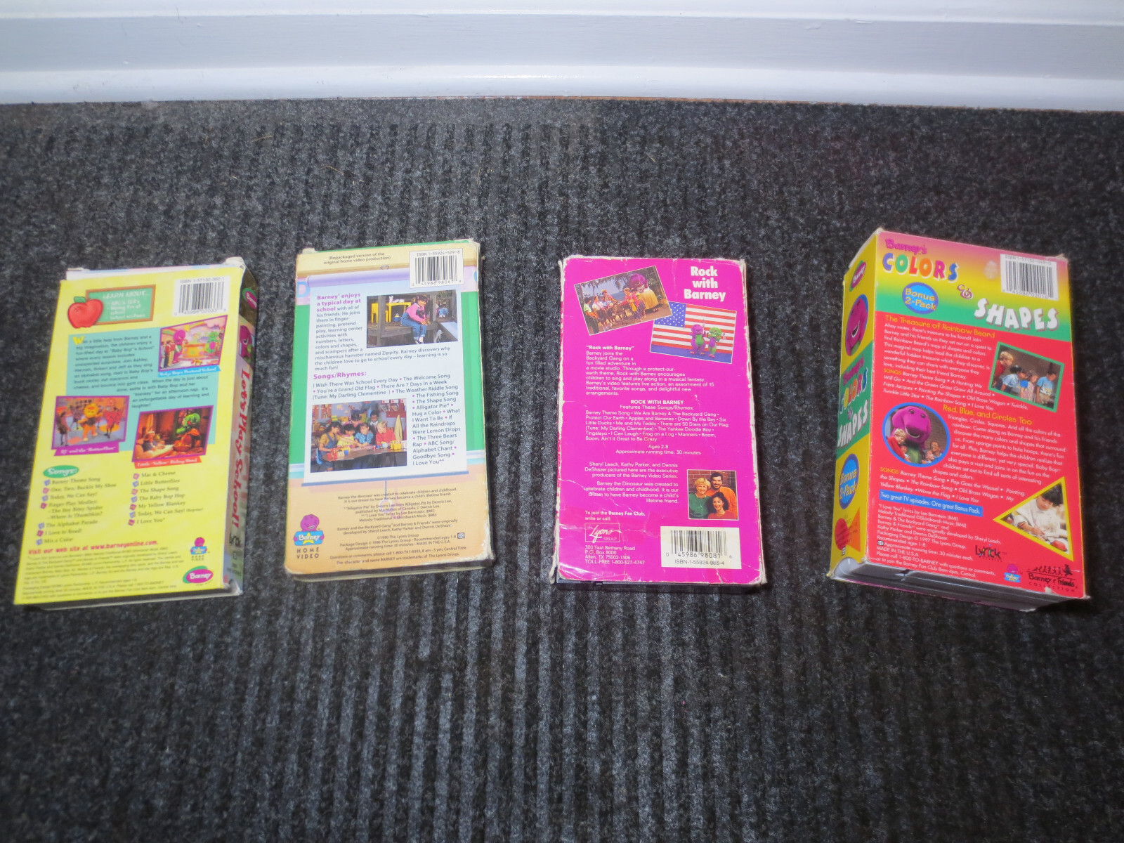 Lot of 6 Barney VHS Tapes | eBay
