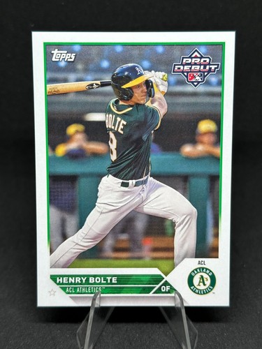 2023 Topps Pro Debut - Henry Bolte #PD-48 - Oakland Athletics | eBay