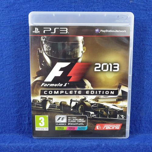 ps3 F1 2013 Complete Edition Formula 1 (Works on US Consoles) PAL ...
