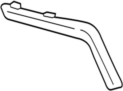 6407A172 Mitsubishi Garnish, fr bumper side 6407A172, New Genuine OEM ...