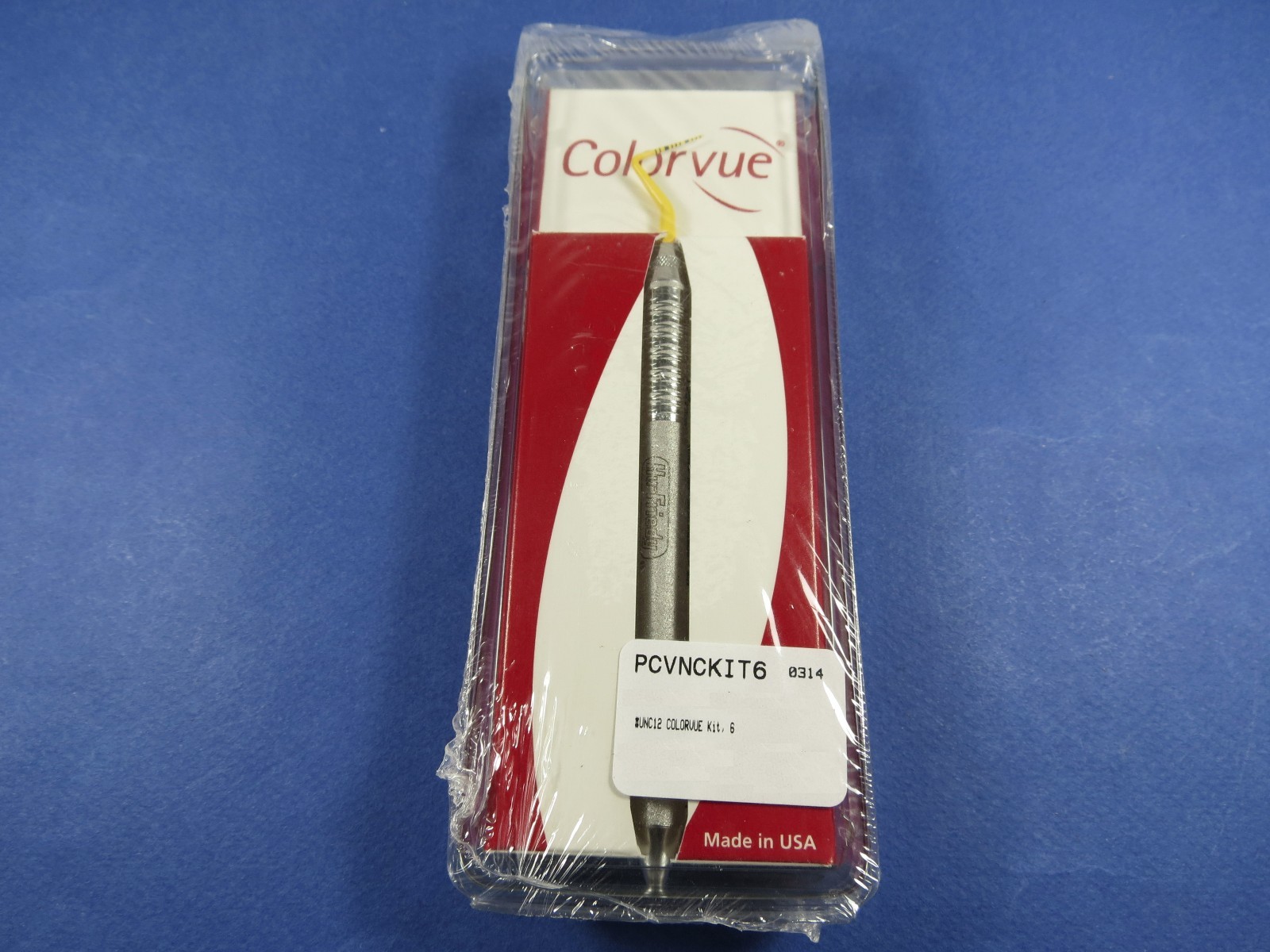 Dental 12 UNC Colorvue Probe Kit 1 Handles + 7 Tips PCVNCKIT6 HU FRIEDY ...