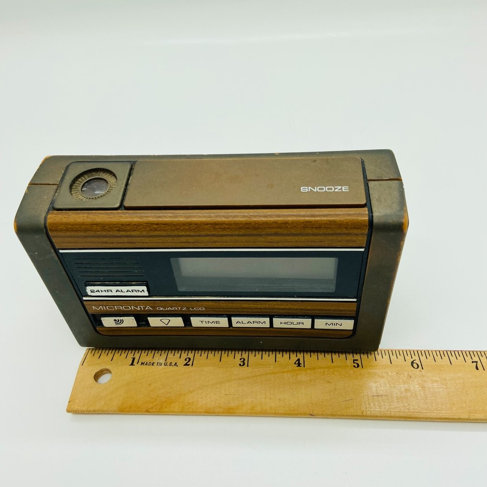 Micronta LCD Alarm Clock Cat. No. 63-790 Radio Shack Hong Kong 1980s ...