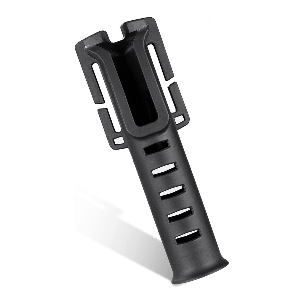 Black Portable Fishing Rod Holder Pole Inserter Plug For Outdoor ...