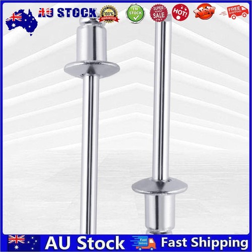 AU 50pcs Open End Rivets Aluminum Hollow Blind Rivets Lightweight Tools ...