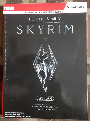 The Elder Scrolls V Skyrim Prima Official Strategy Game Atlas W/Free ...