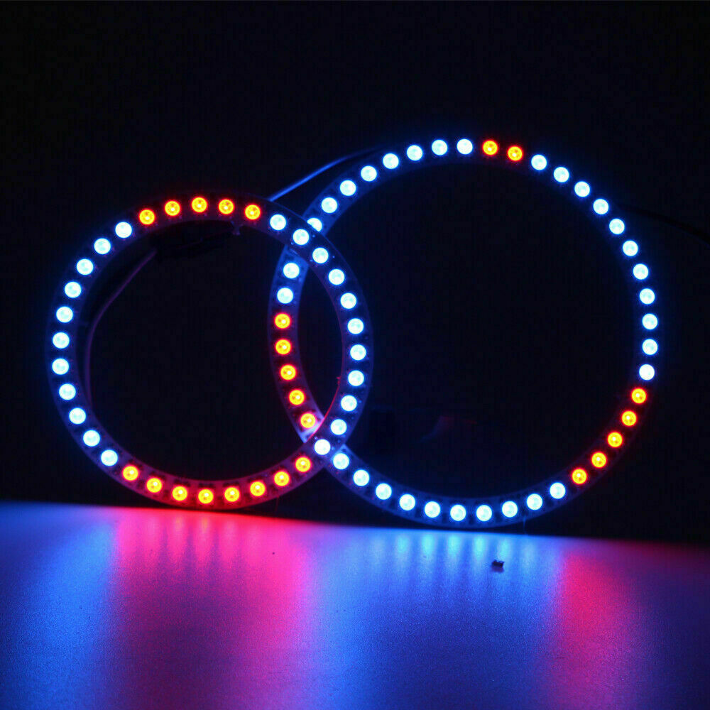 5V WS2812B IC LED Angel Eyes Ring Module Light Halo 5050 RGB Circle ...