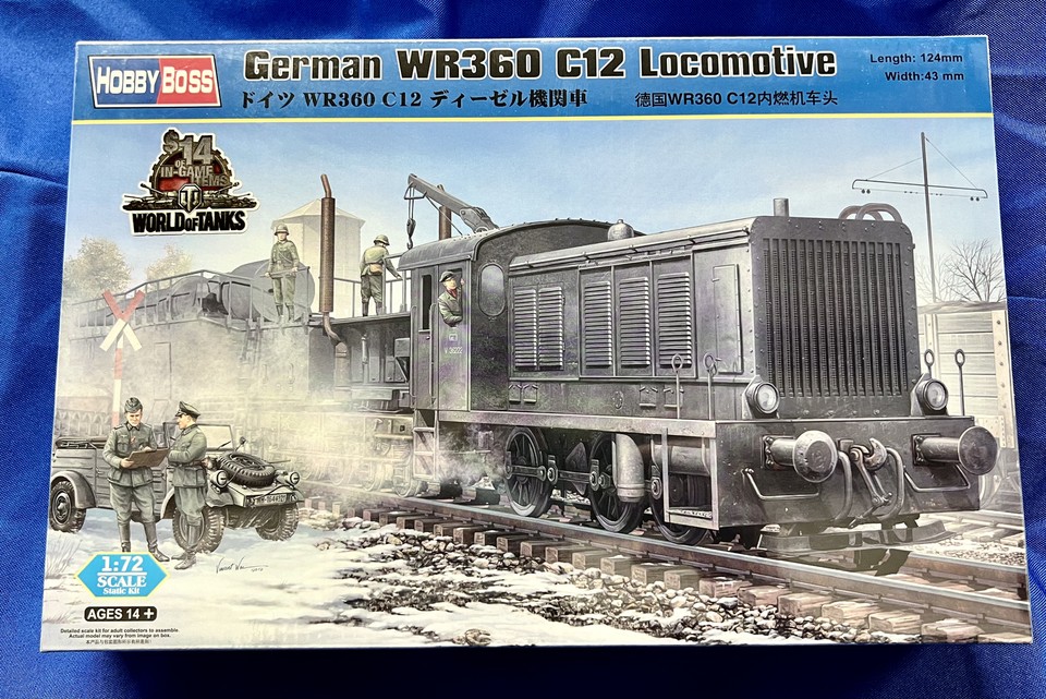 LOCOMOTIVE 1:72 MODEL KIT HOBBY BOSS 82913 GERMAN WE360 C12 TRAIN NEW ...